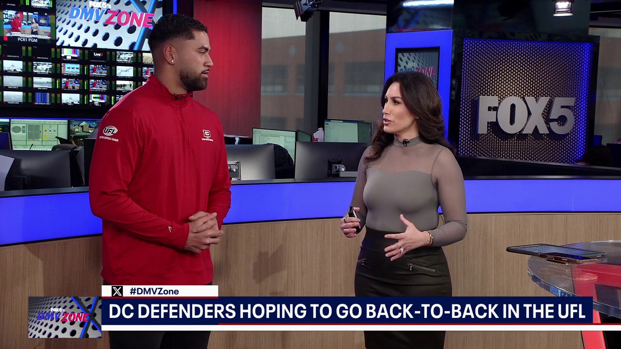 DC Defenders quarterback Jordan Ta'amu joined Fox 5 DC