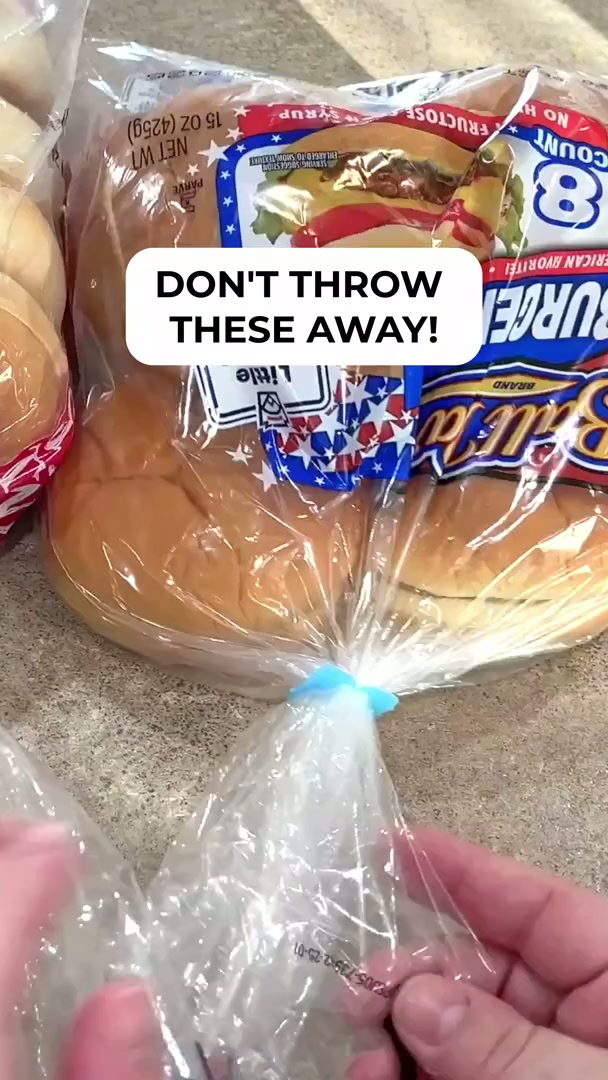 She uses bread ties for this genius organization hack!