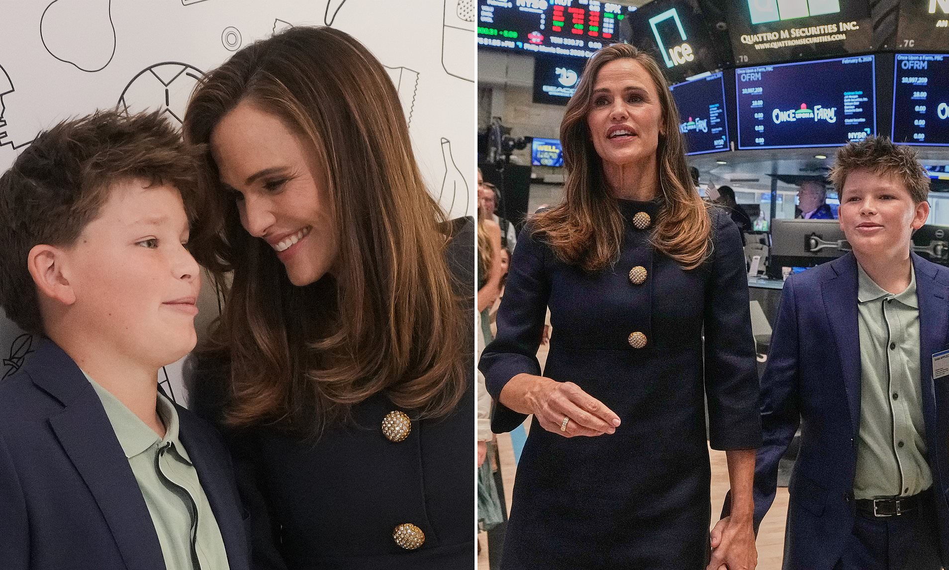 Jennifer Garner smiles next to son as her company valued at $845M