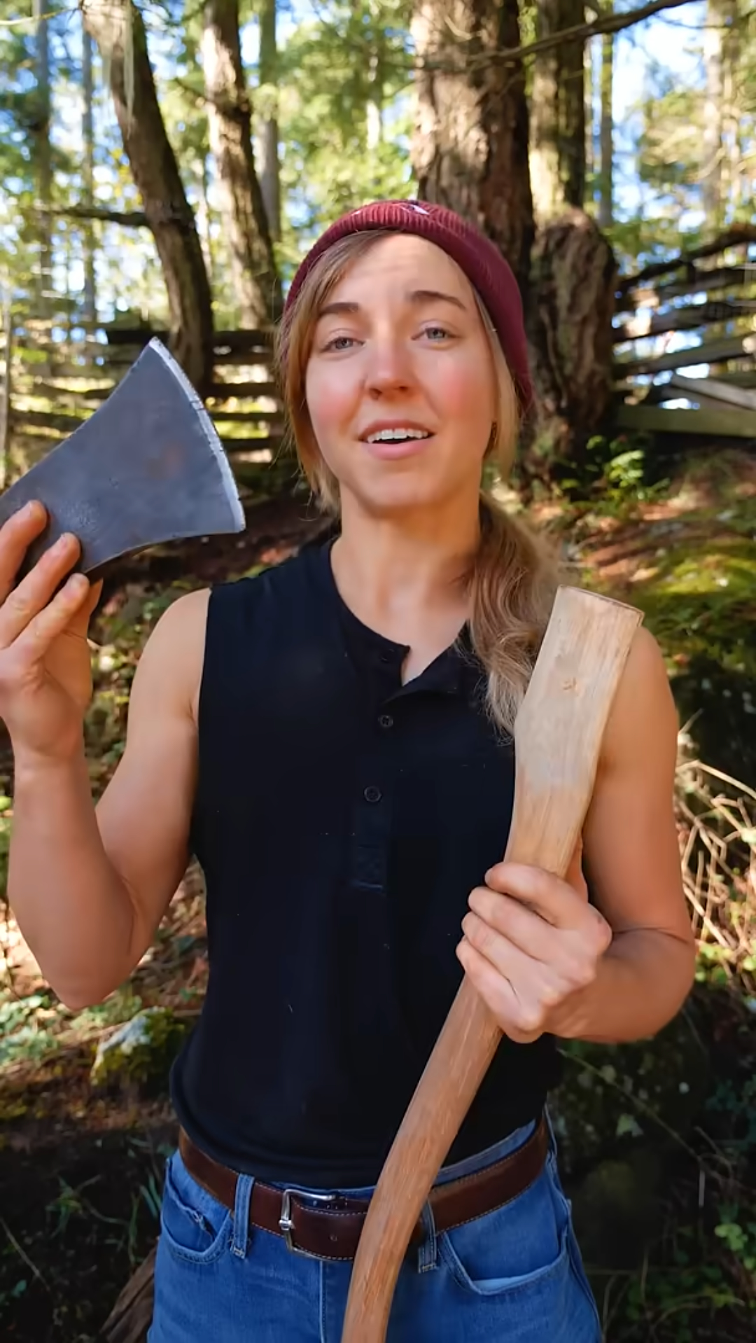 Axe and adze blade orientation