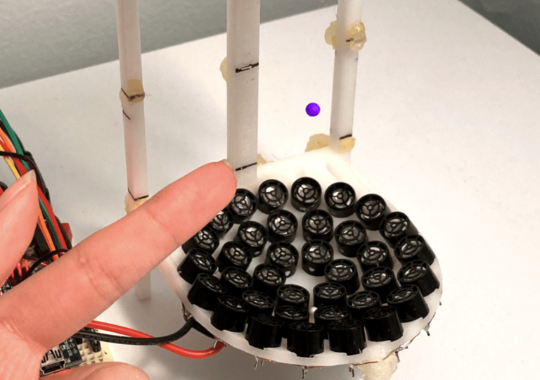 NYU physicists create visible time crystals levitated by sound