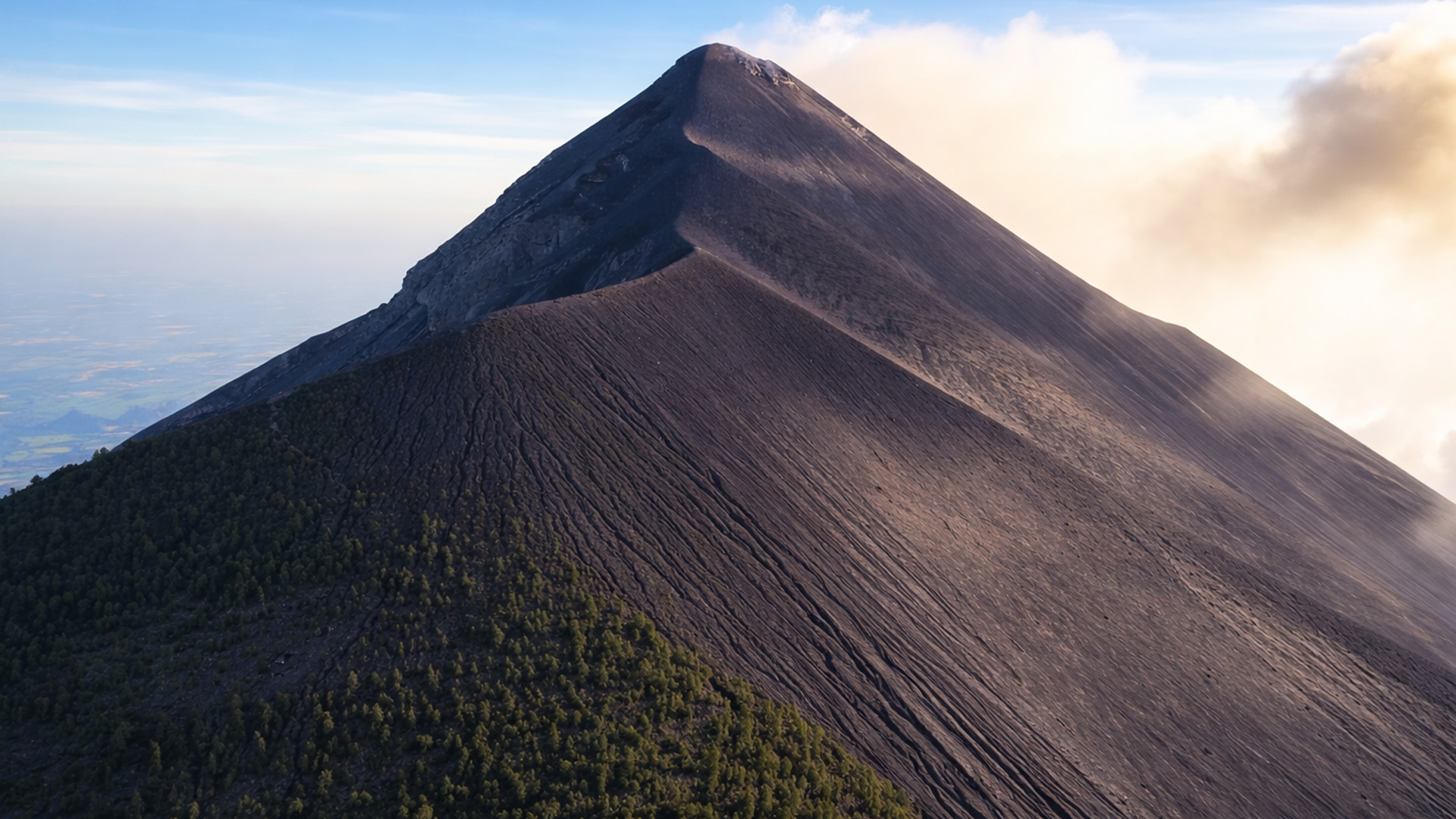 A perfect cone made by nature