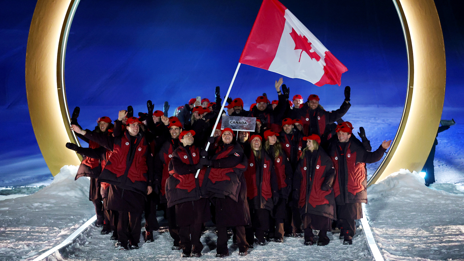Team Canada stands proud at 2026 Winter Olympic Games opening