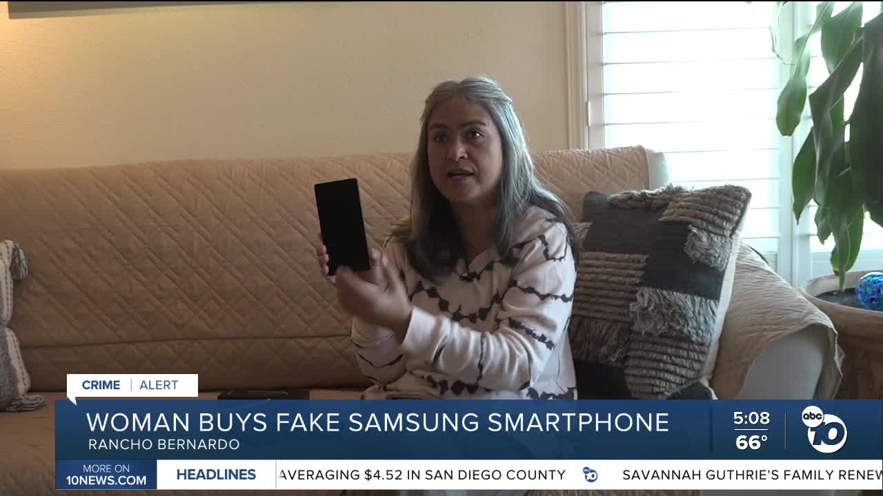 Rancho Bernardo woman warns others after buying fake Samsung Galaxy ...