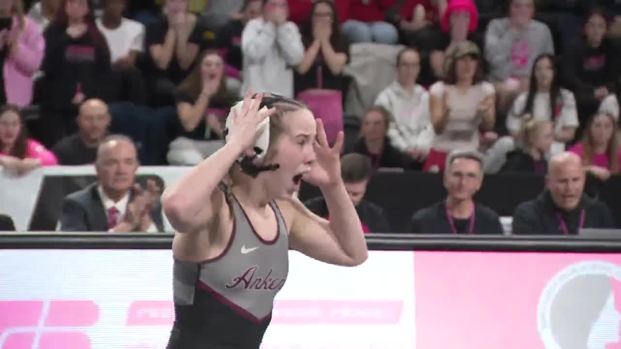 Watch: Ankeny's Lauren Watson pulls off upset against Katie Biscoglia