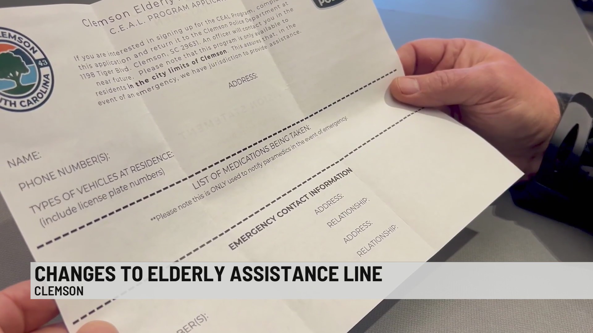 Elderly Assistance Line program aims to check on well-being of residents