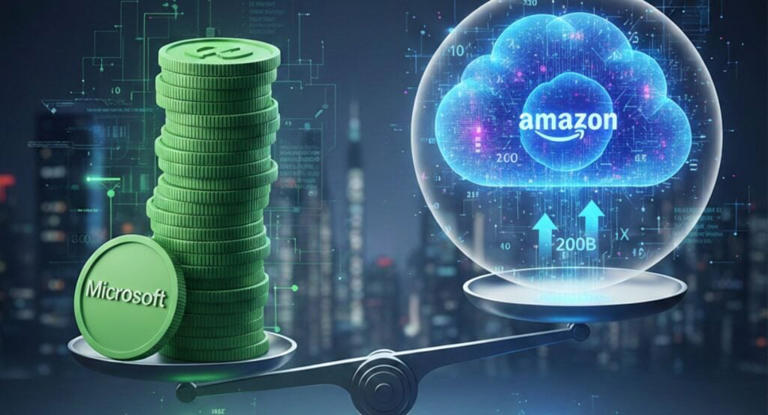 Microsoft's 22% cash edge vs. Amazon's $200 billion AI gamble: Analysts ...