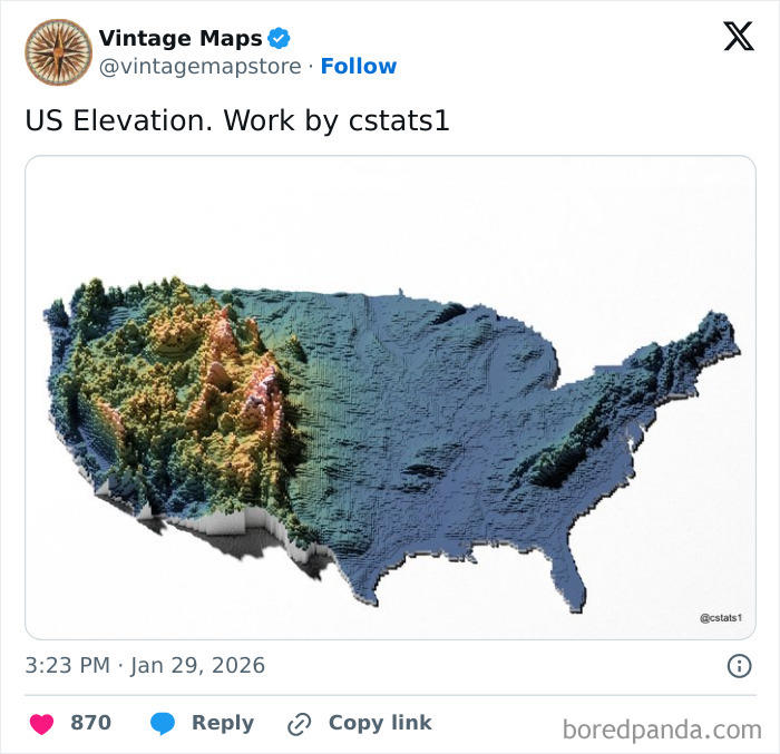 62 cool maps that range from ridiculously funny to actually educational