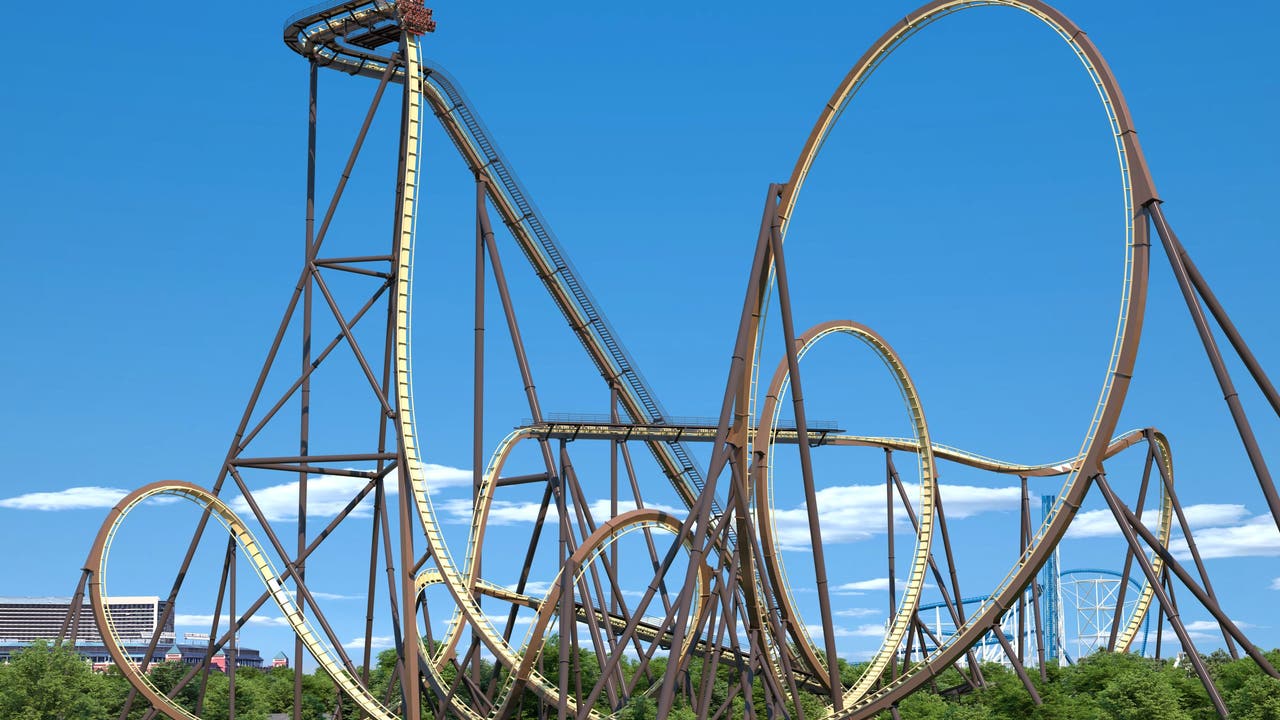 Six Flags over Texas hits construction milestone on world's tallest ...