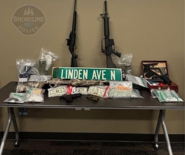 Police find large drug stash during arrest in Shoreline