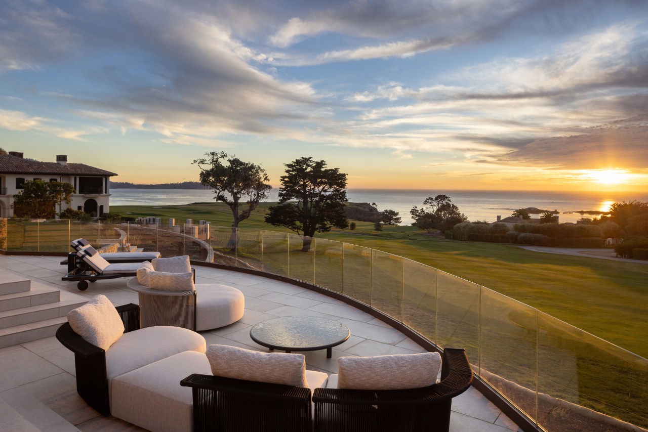 On Pebble Beach’s 14th hole, a new house lists for $45 million