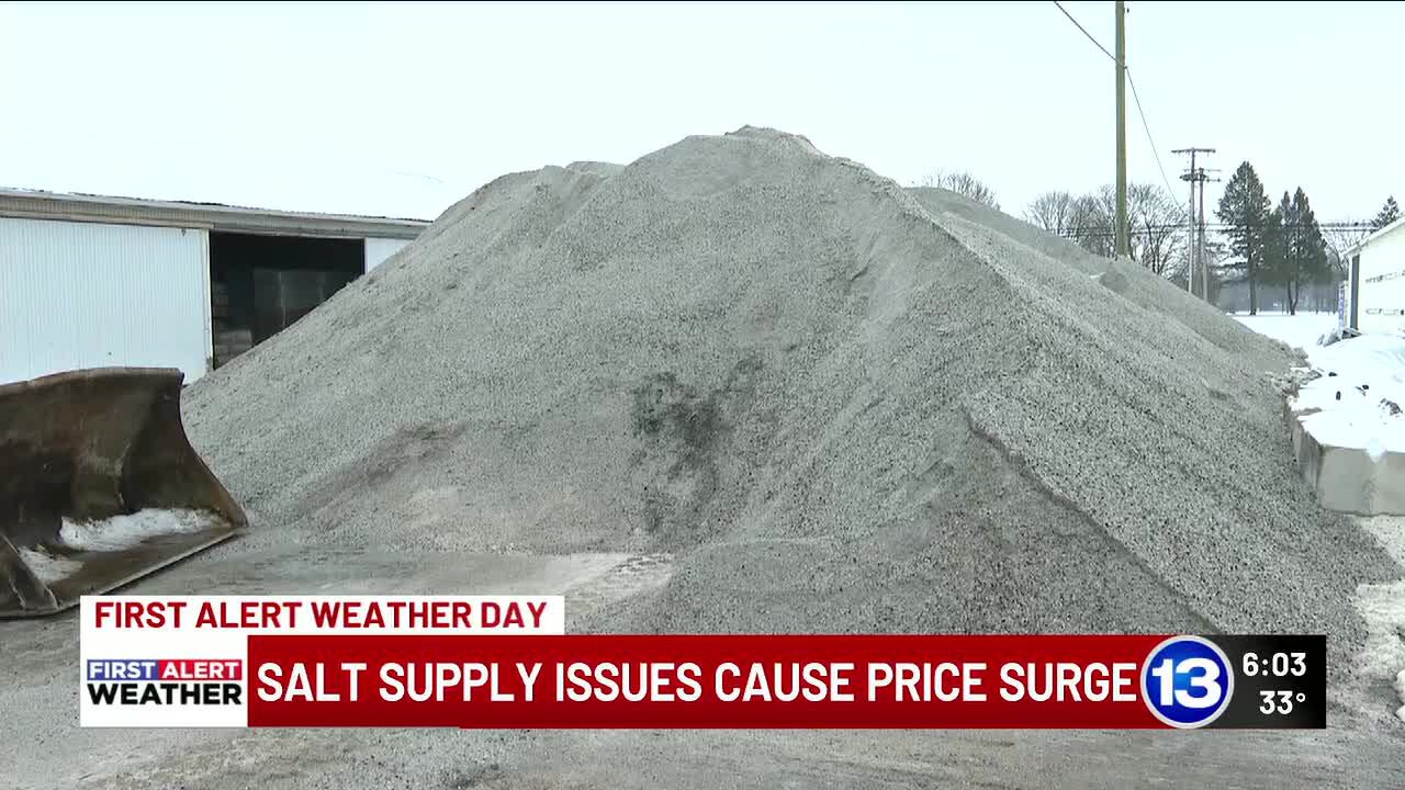 Salt supply issues drive price surge in Northwest Ohio