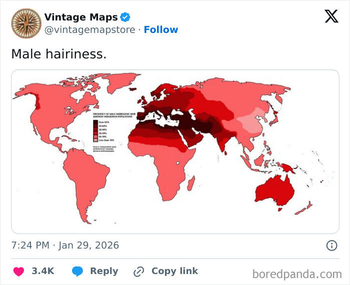 62 cool maps that range from ridiculously funny to actually educational