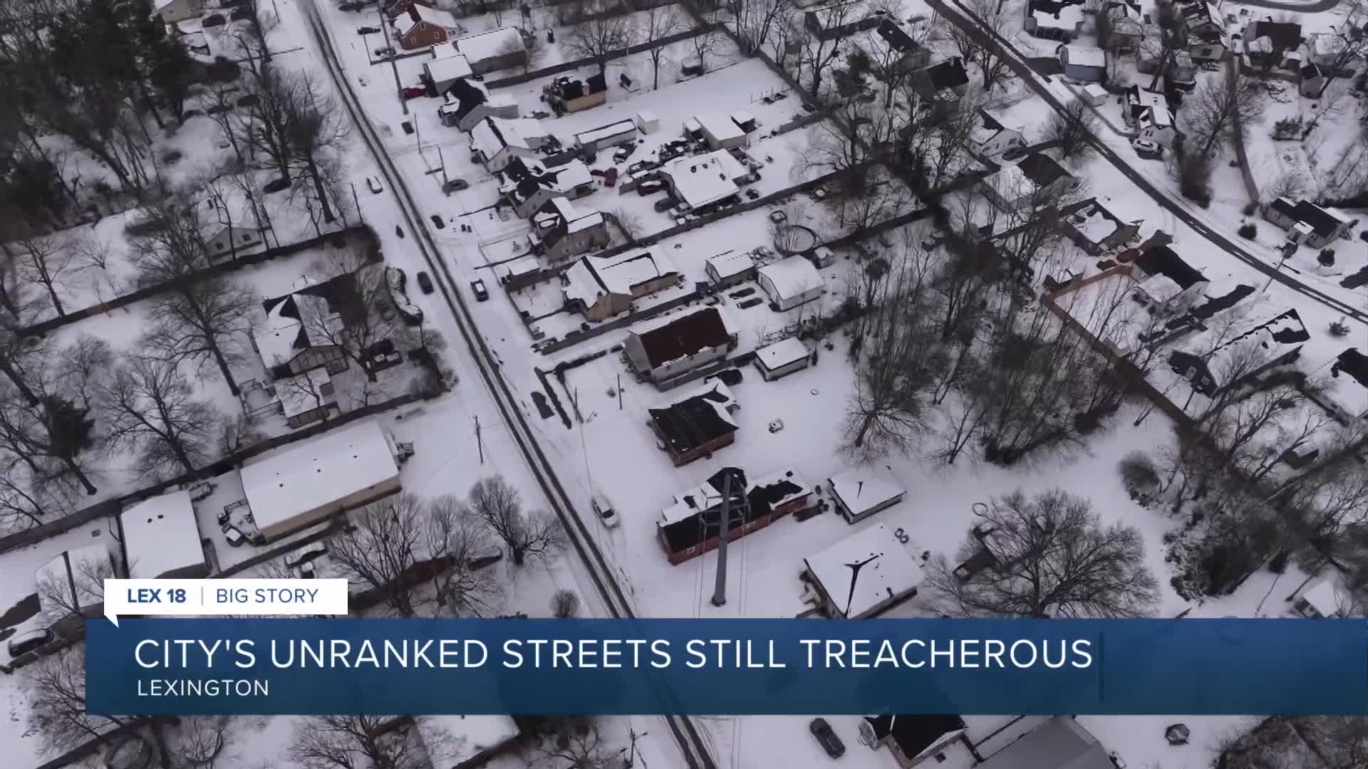 City's unranked streets still treacherous