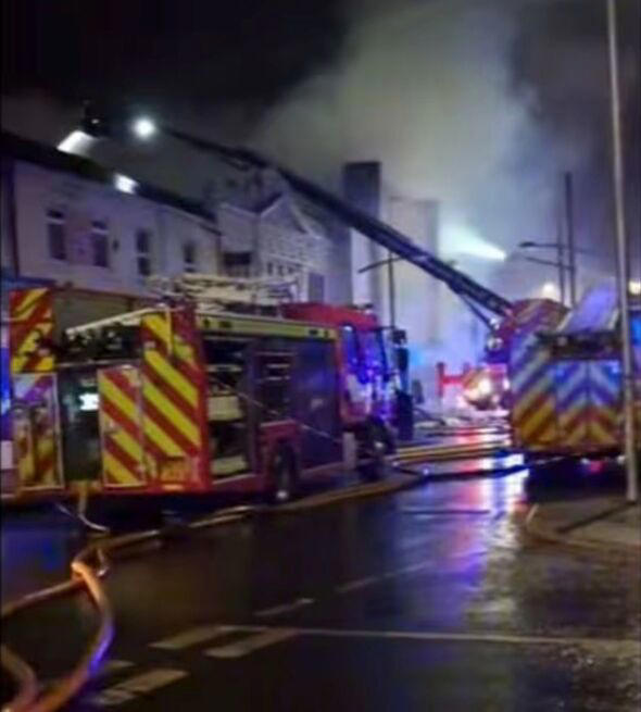 Blackpool fire horror as huge blaze completely destroys building ...