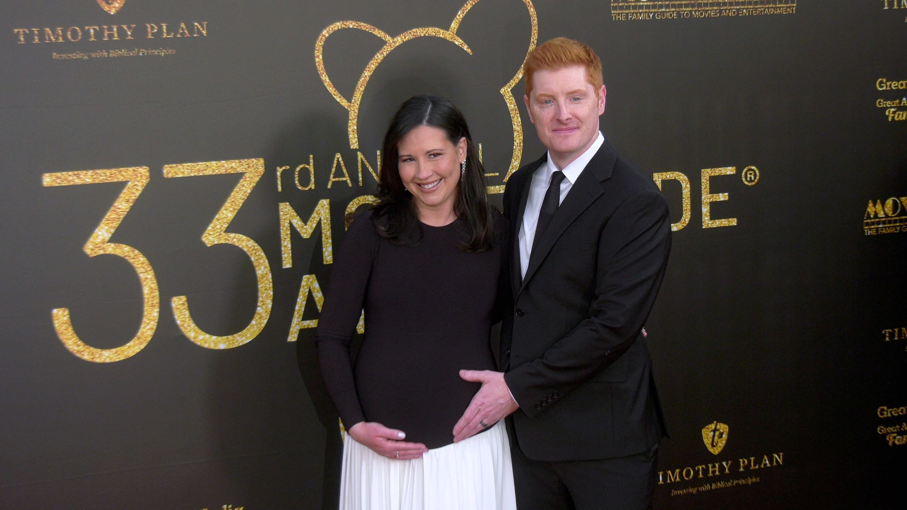 Ansley Gordon and Brian Balzerini on the red carpet at the 33rd annual ...