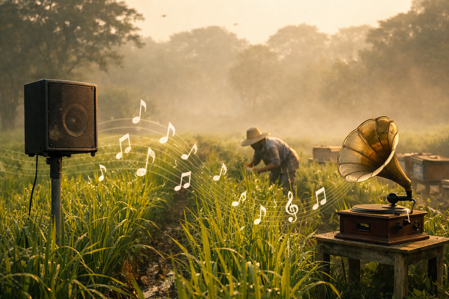 Why farmers in some parts of the world play music to their crops and ...
