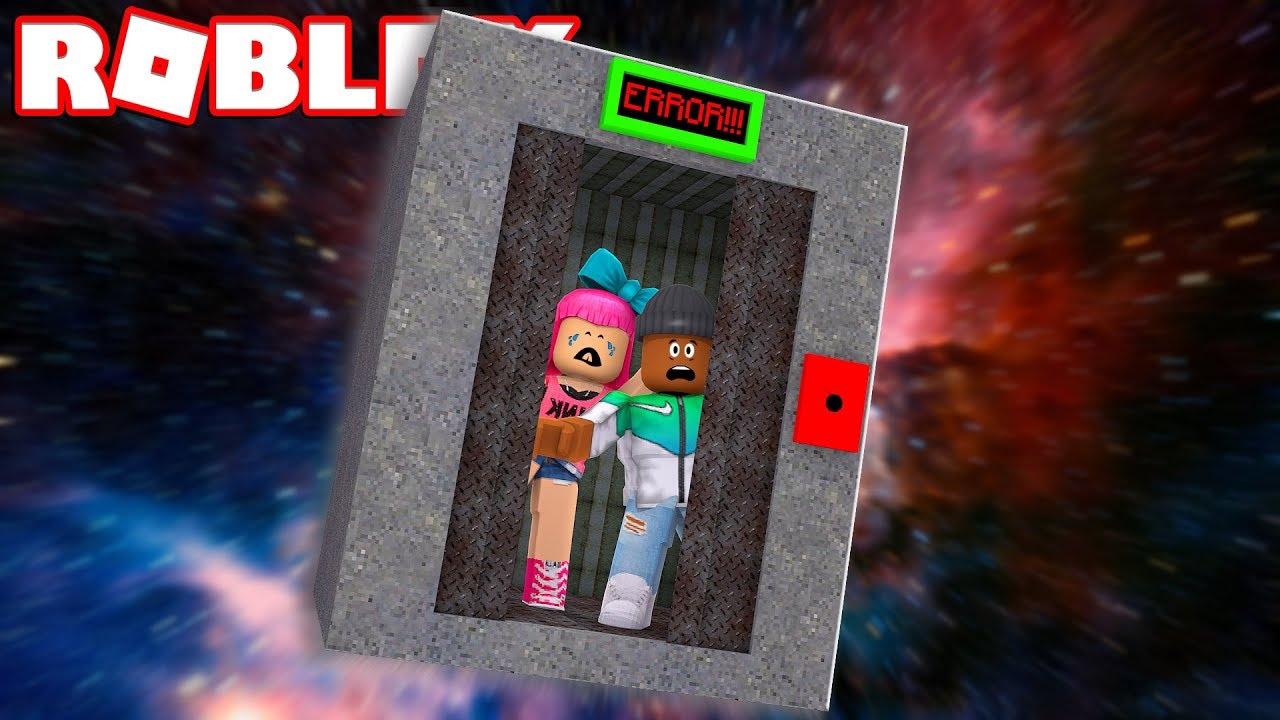 Surviving a Roblox elevator falling through space