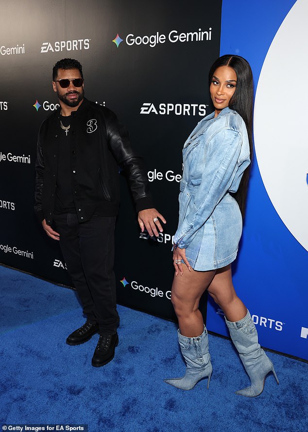 Ciara makes jaws drop with husband Russell Wilson at Madden Super Bowl ...