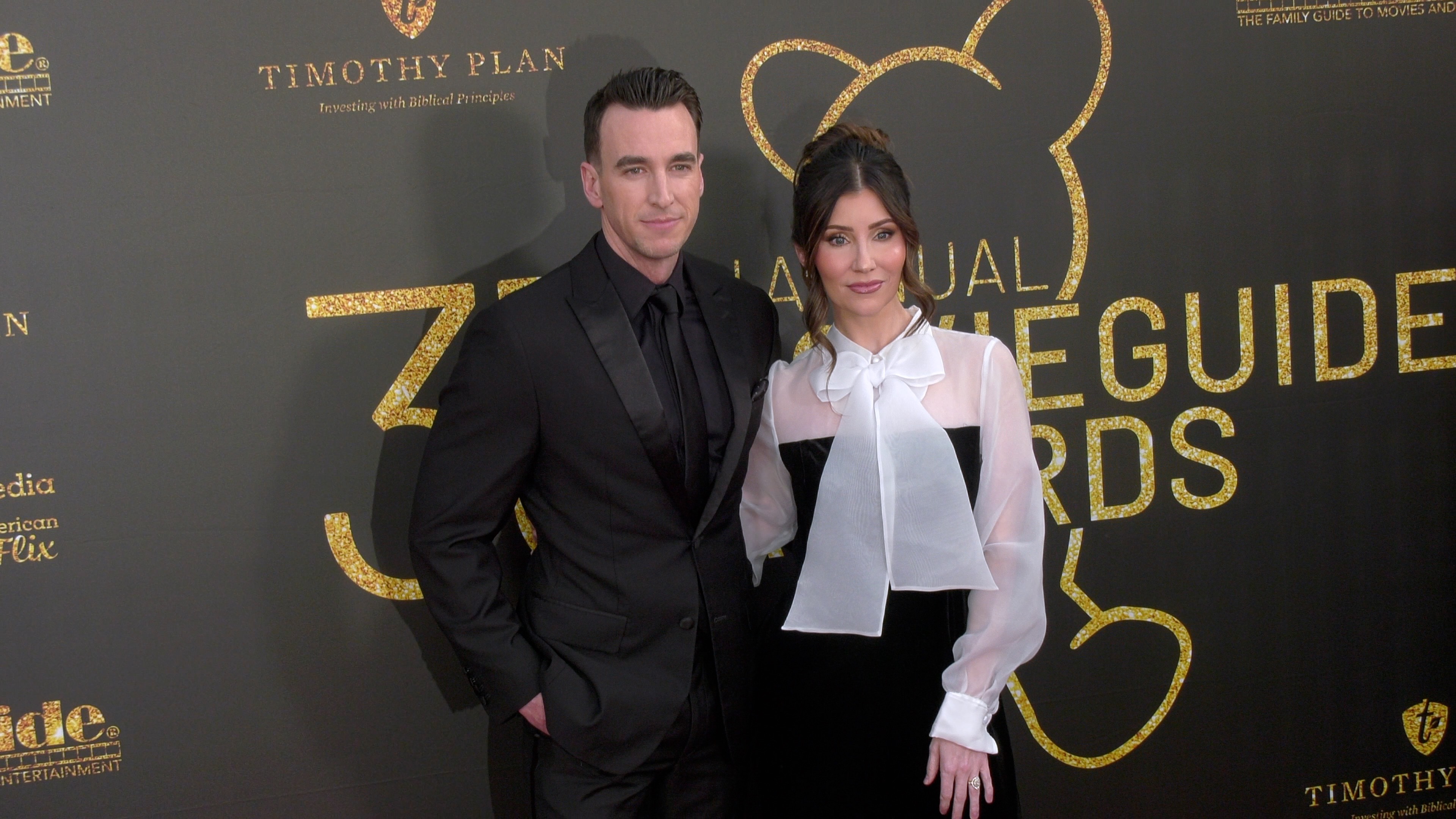 Brad Robins and Shae Robins on the red carpet at the 33rd annual ...