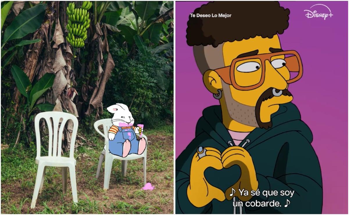 De "Los Simpson" a "Max y Ruby"; series animadas celebran a Bad Bunny ...