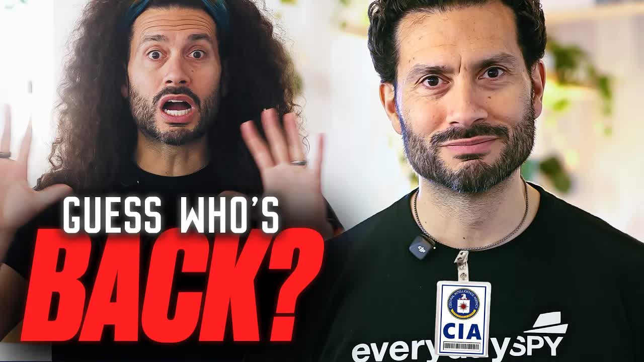 The jig is up! CIA spy Andrew Bustamante is back!