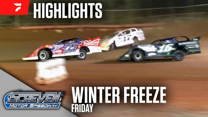Highlights | 2026 winter freeze Friday at Screven Motor Speedway