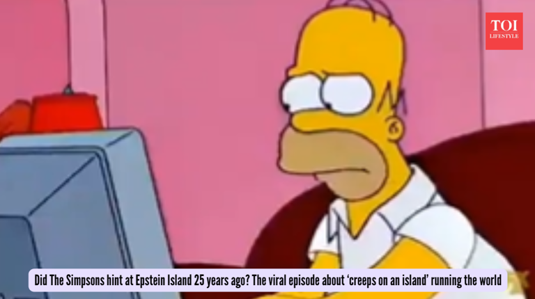 Did The Simpsons hint at Epstein Island 25 years ago? The viral episode ...