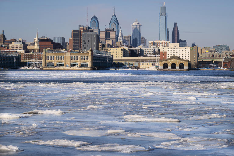 Ice is building on Philly’s waterways as the snowpack persists and the ...