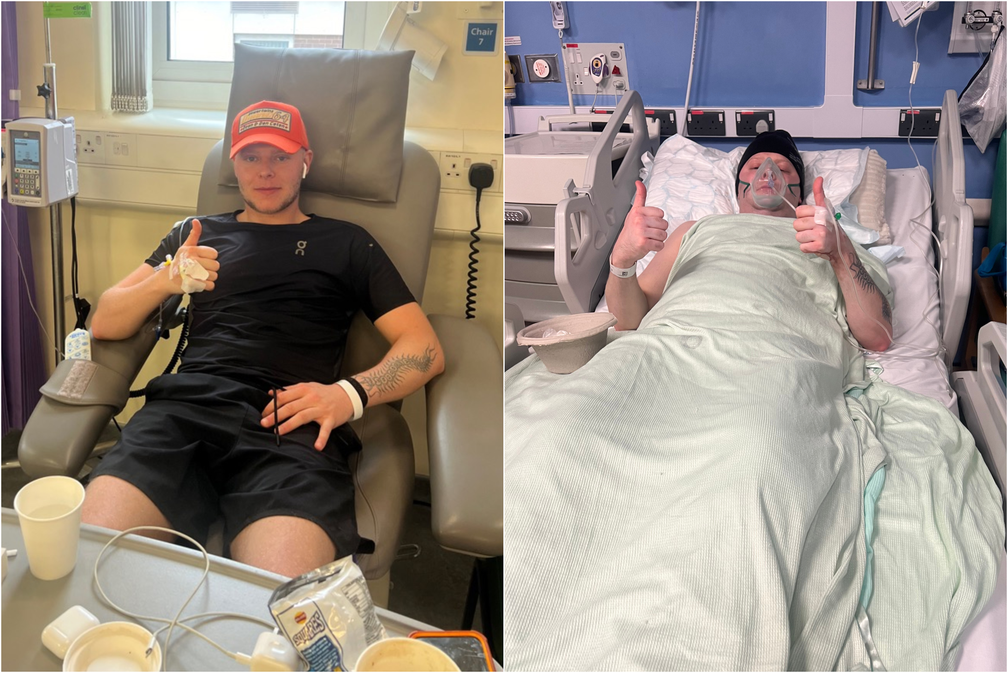 'It all started with a pea-sized lump at 24 - three years later I'm ...