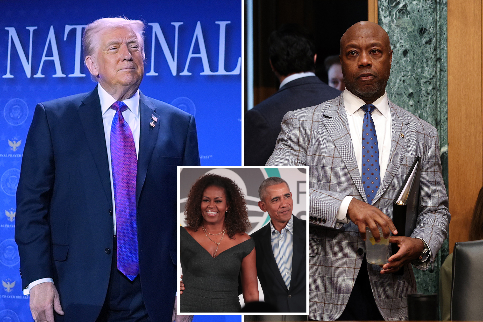 Trump details call with Tim Scott over video showing Obamas as gorillas ...