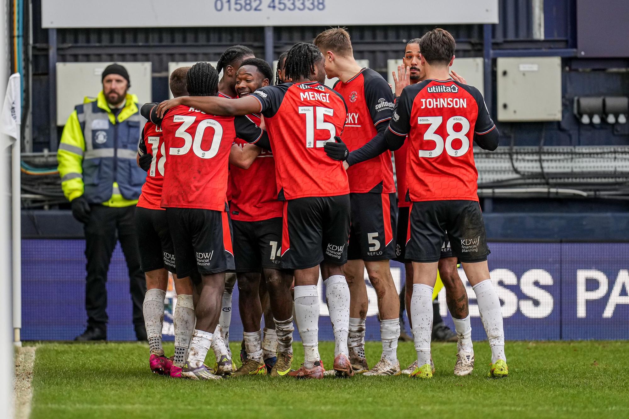 Luton make it 10 unbeaten at Kenilworth Road by beating play-off rivals ...