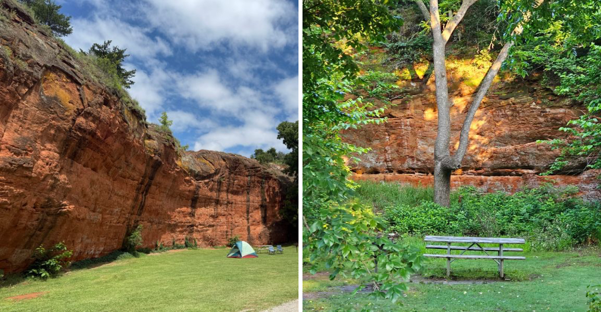 The Oklahoma canyon that still bears the deep scars of America’s ...