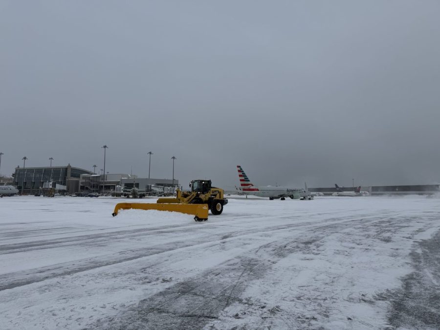 How a major airport removes snow from runways (and what they do with it)