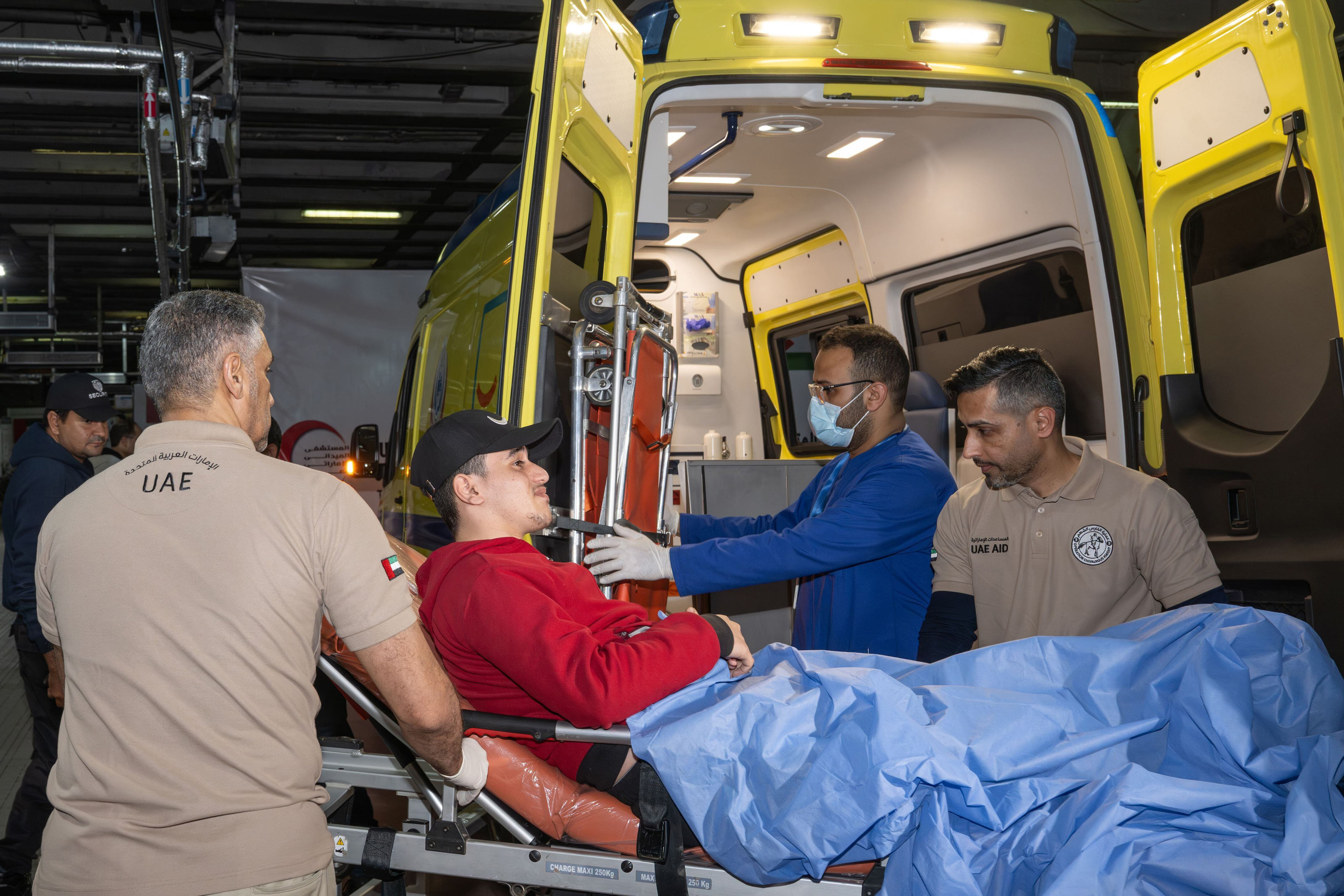 UAE floating hospital admits more patients from Gaza