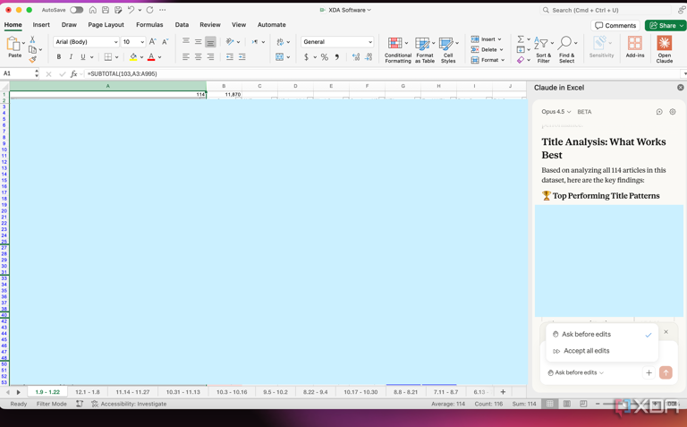 I paired Microsoft Excel with Claude, and it beats Copilot at its own game