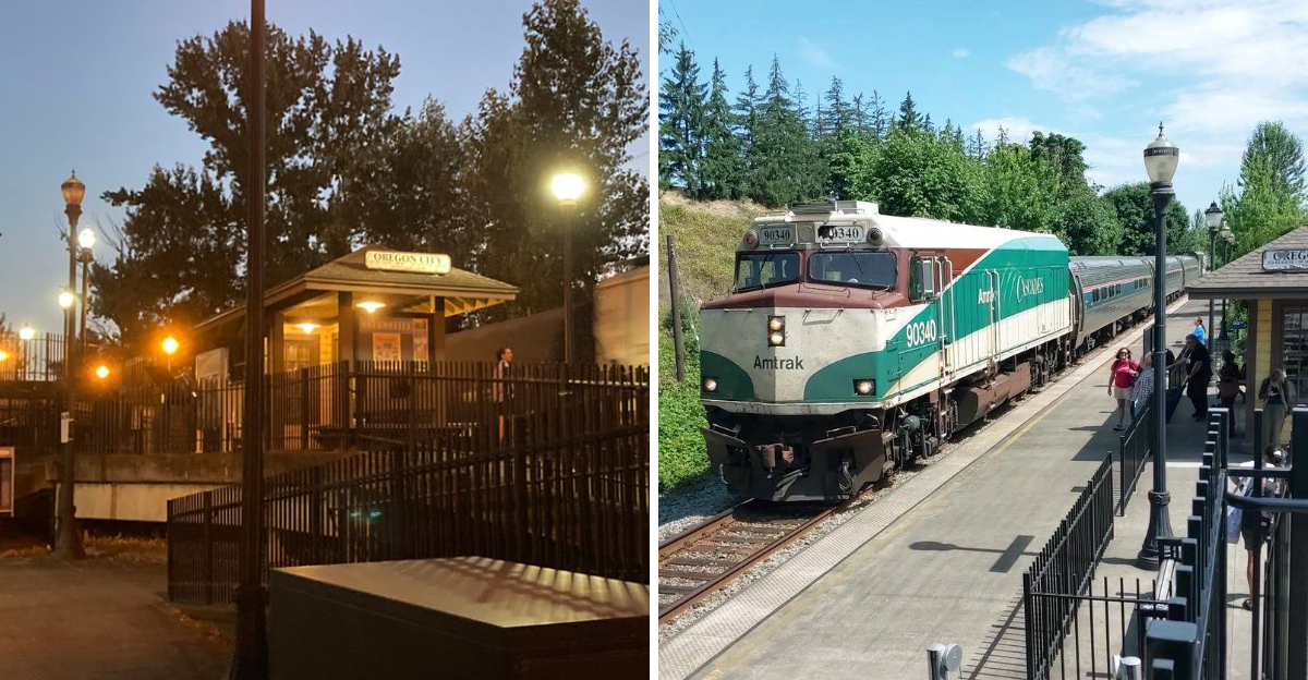 This creepy Oregon train station has a history locals still whisper about