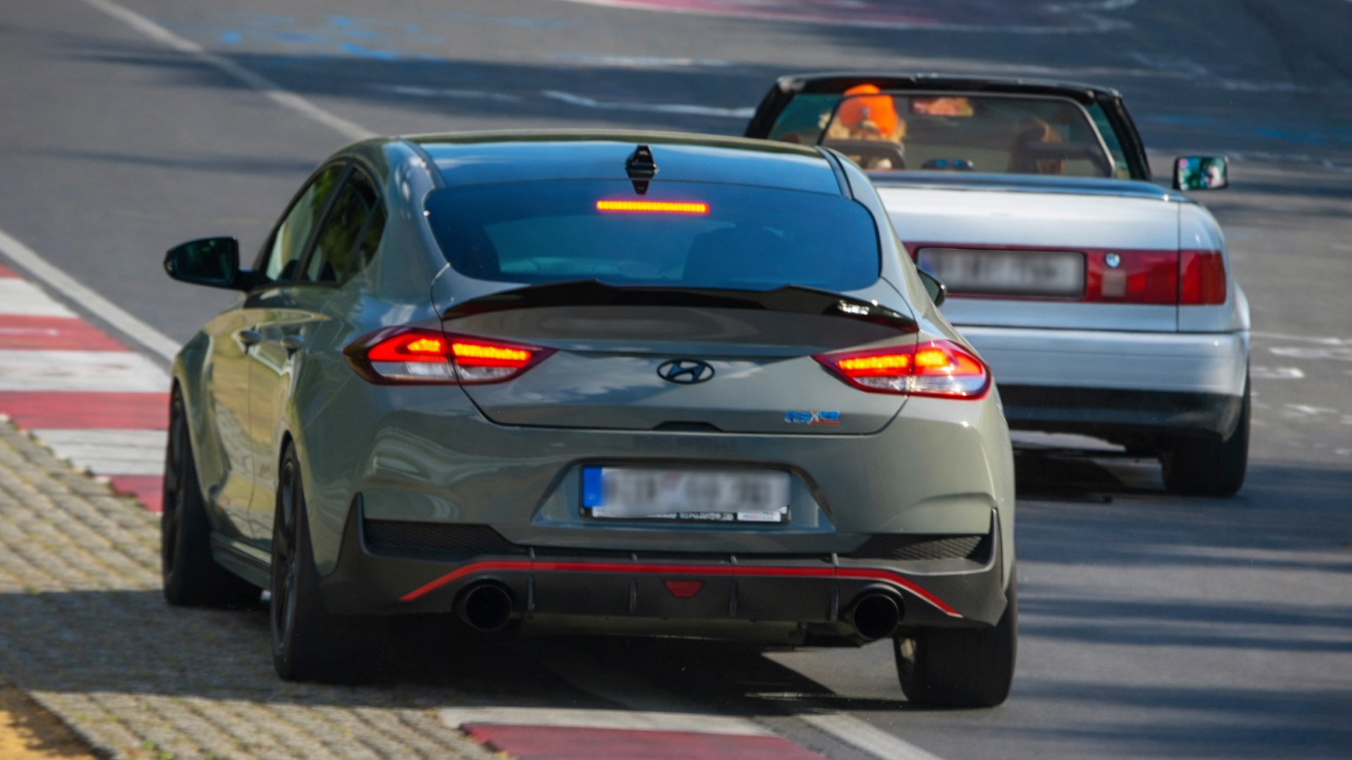Watch These Insane Nurburgring Drivers Barely Avoid Massive High Speed ...