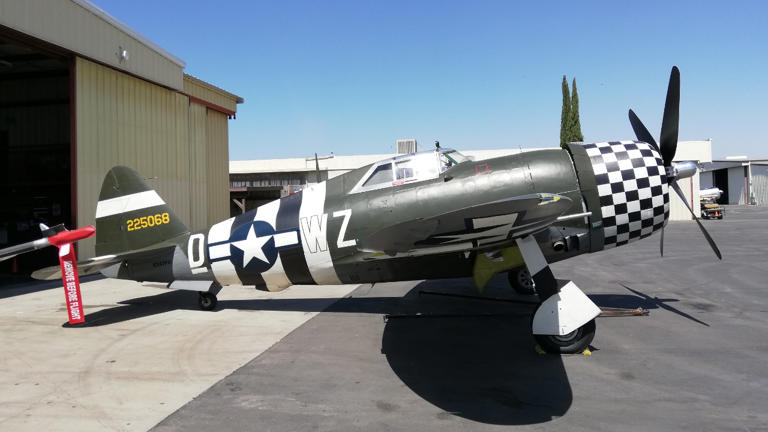 Historic P-47G Thunderbolt to roar back to life after 6 years grounded
