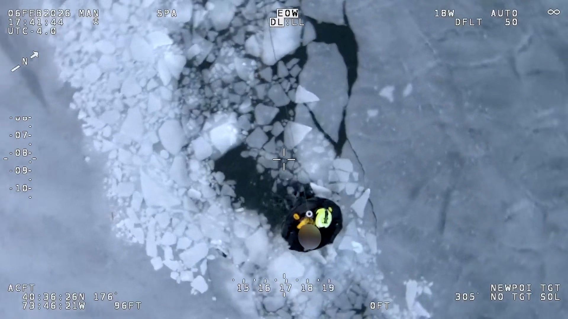 NYPD saves three submerged after falling through ice