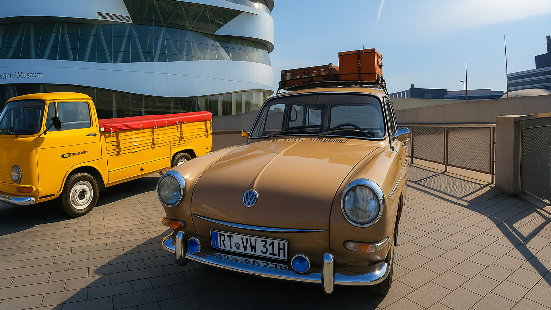 Exploring car displays at Mercedes-Benz Museum