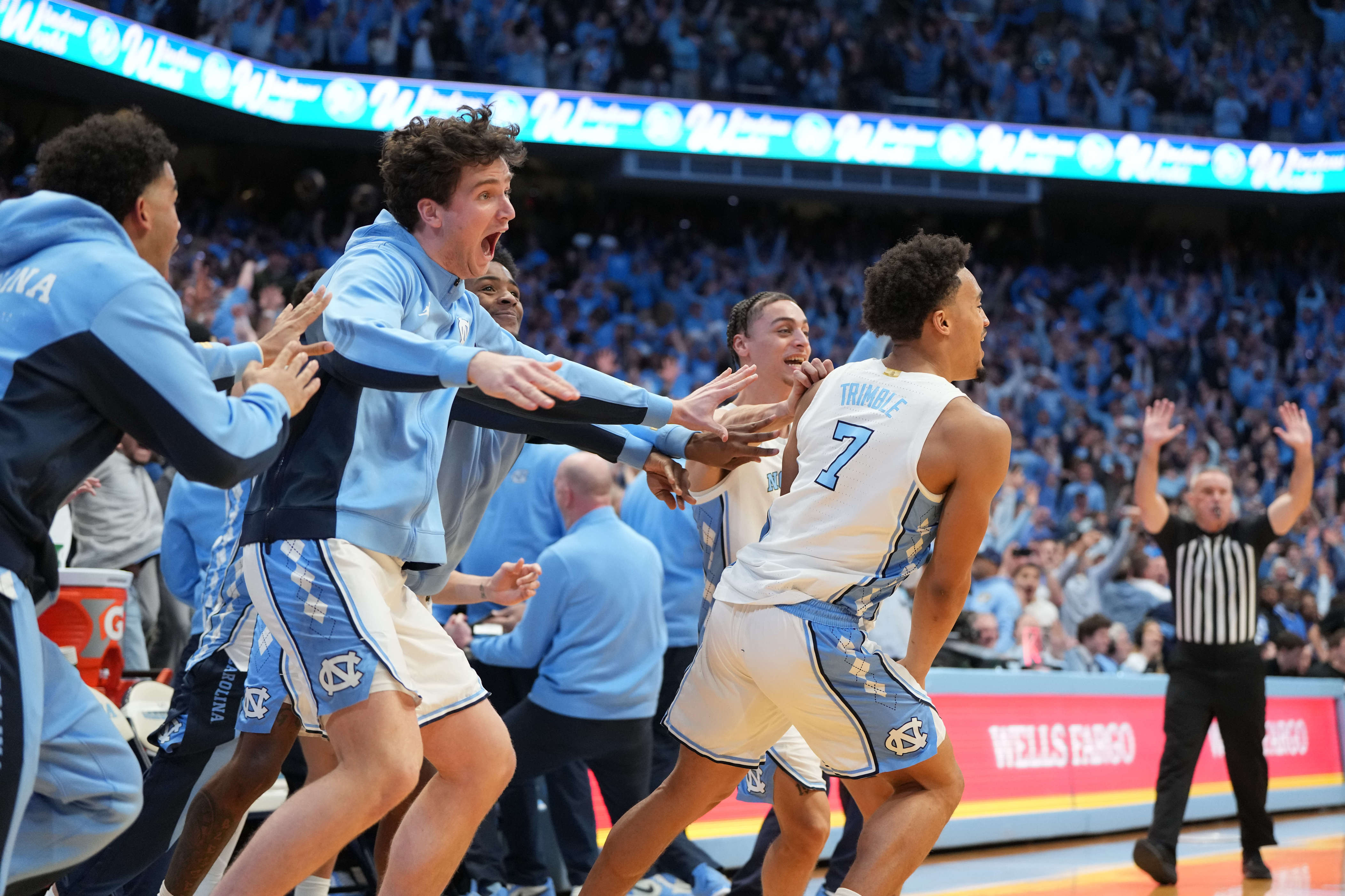 Seth Trimble makes near buzzer-beating shot, UNC beats Duke in wild finish
