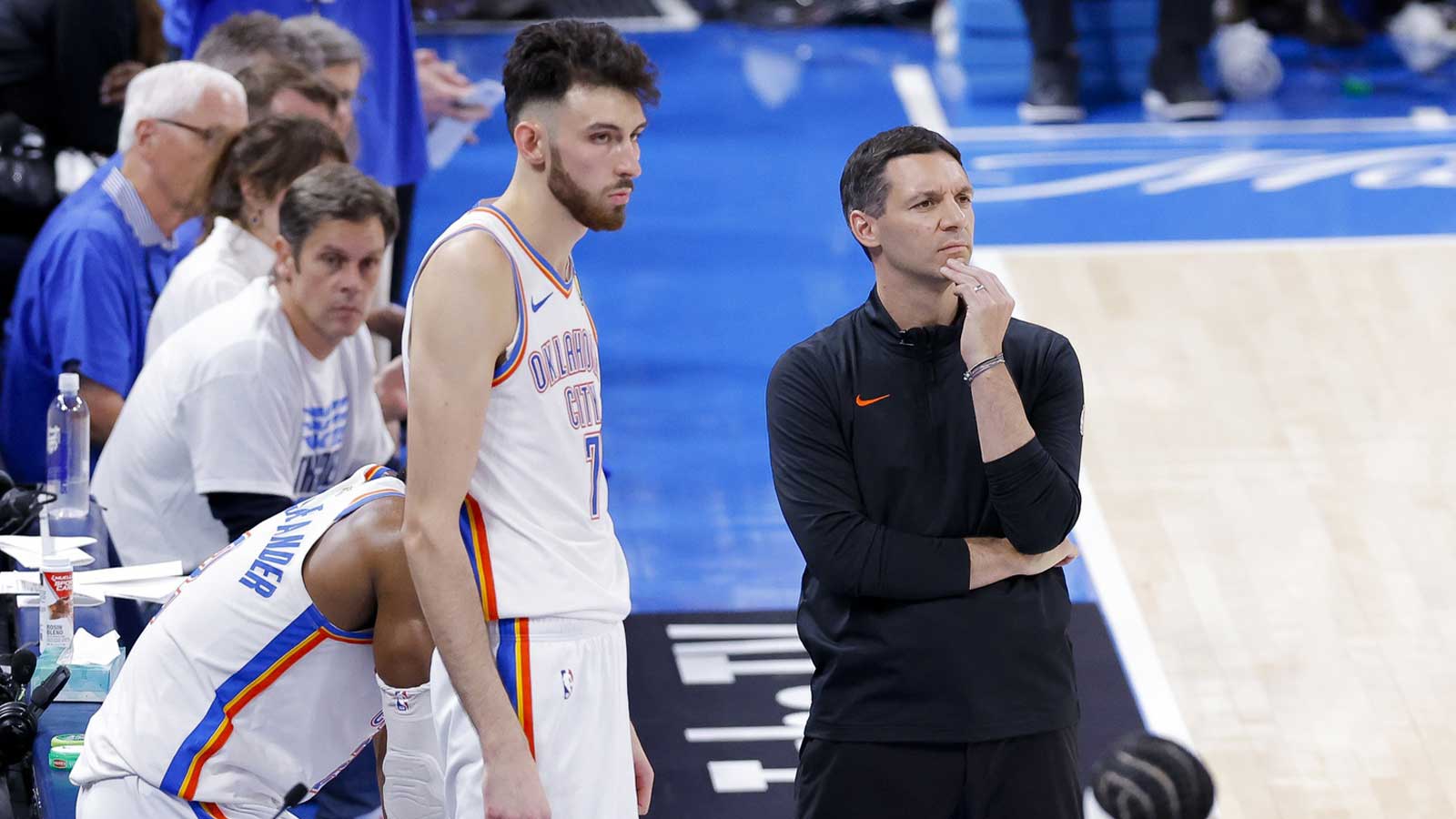 Thunder’s Mark Daigneault pairs Chet Holmgren 'priority' with defiant ...