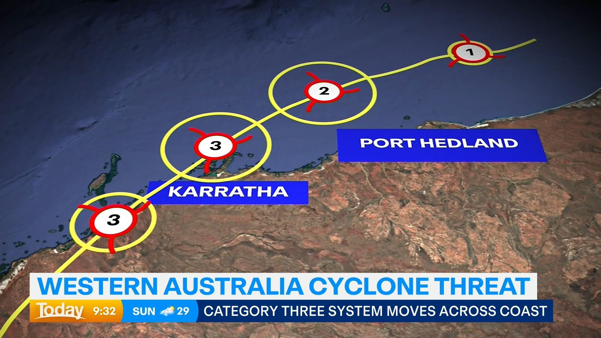 Severe tropical cyclone Mitchell forecast to make landfall as residents ...