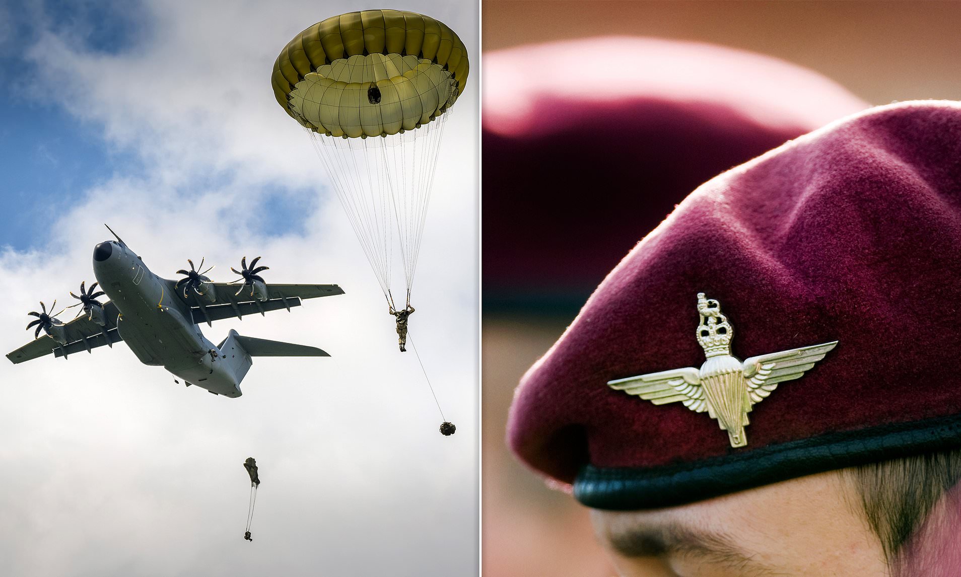Elite airborne army regiment the 'Paras' face being sent into battle ...