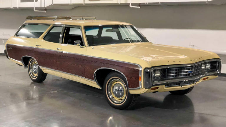 Chevy's rare muscle car had wood paneling and a third-row seat