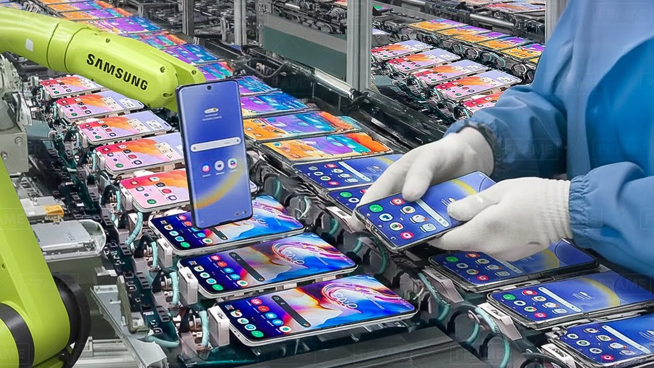 How Samsung produces millions of expensive smartphones inside massive ...