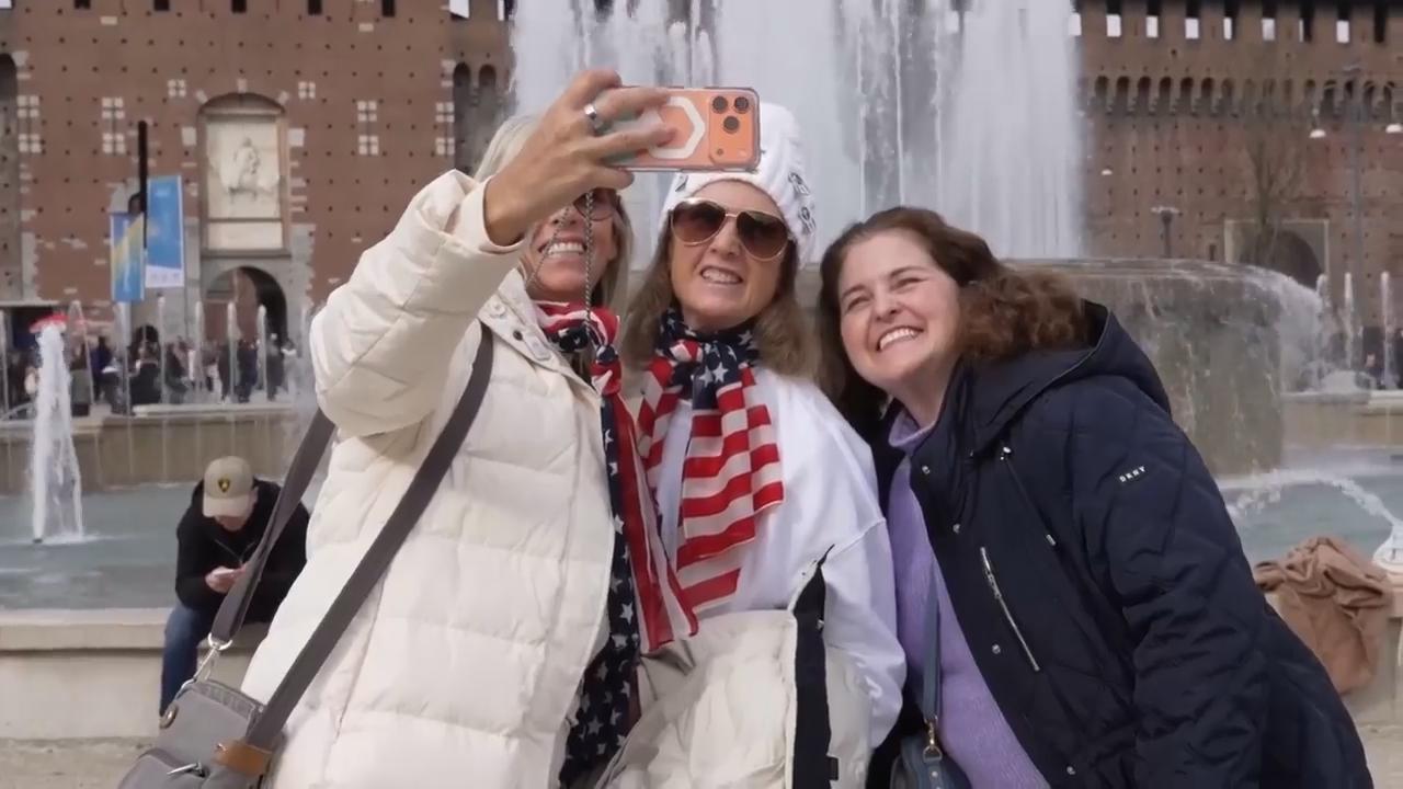 Olympic spirit sweeps Milan as fans from around the world gather for ...