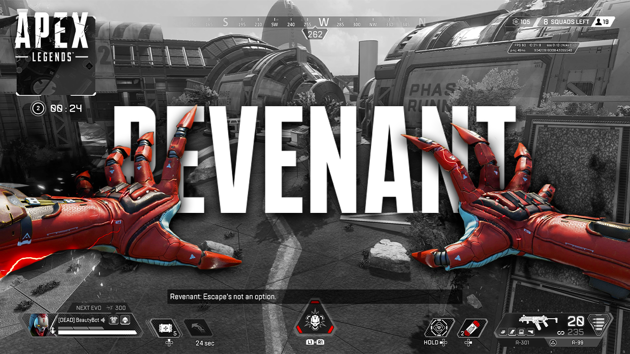 Apex Legends revenant rework gave him insane movement potential