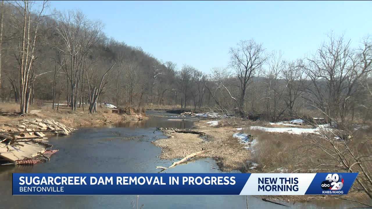 City of Bentonville to remove Lake Bella Vista dam on Little Sugar Creek